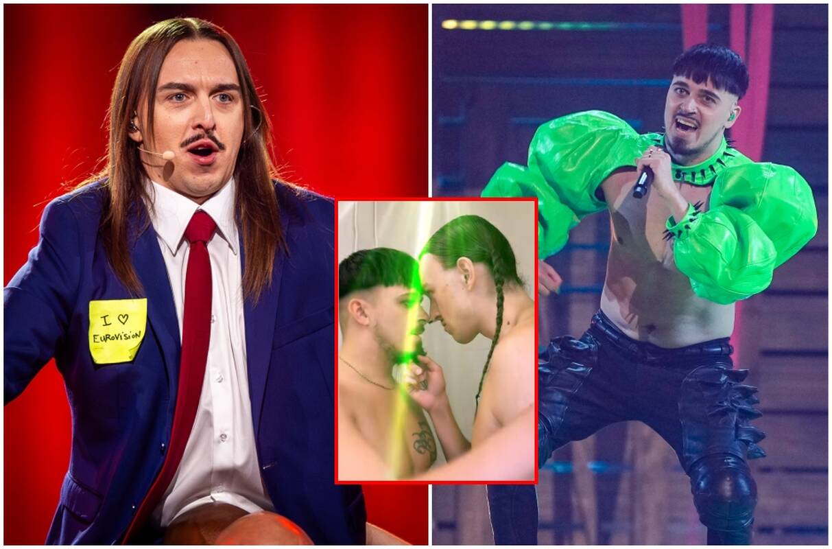 Po „Eurovizijos“ – skandalingas vaizdo įrašas: Tommy Cash ir Käärijä užfiksuoti nuogi duše